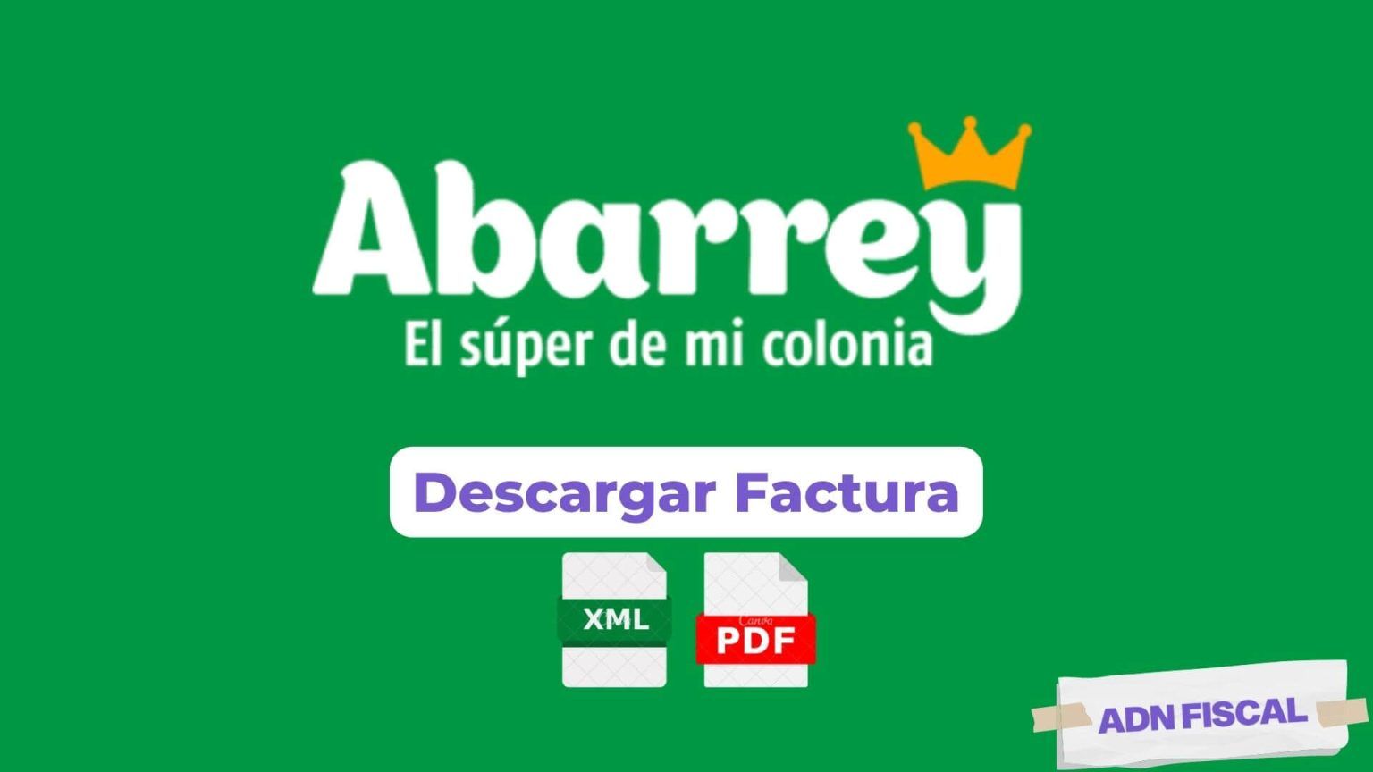 Abarrey Facturacion | Obtener Factura Electrónica